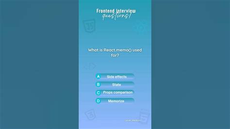 Frontend Interview Questions Quiz 12 Javascript React Interview