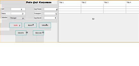 Cara Membuat Aplikasi Form Penggajian Pengawai Pada Java Netbeans Mysql Ruang Teknologi
