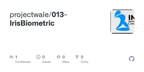 Github Projectwale 013 Irisbiometric