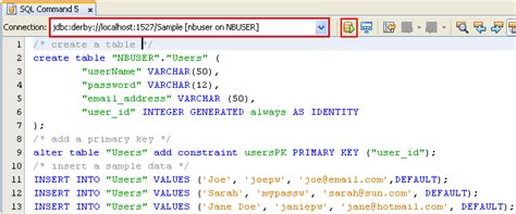 Java Create Table Decoration Examples