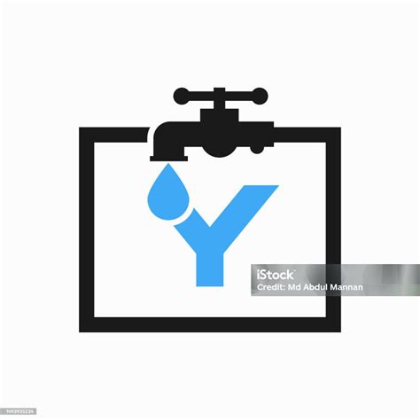 편지 Y 배관공 로고 디자인 Plumbing Water 로고 템플릿 강에 대한 스톡 벡터 아트 및 기타 이미지 강 개념 관 튜브 Istock