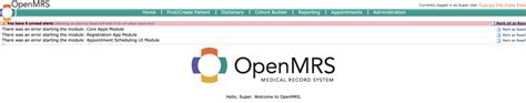 Issue With Reference Application 290 Openmrs Talk