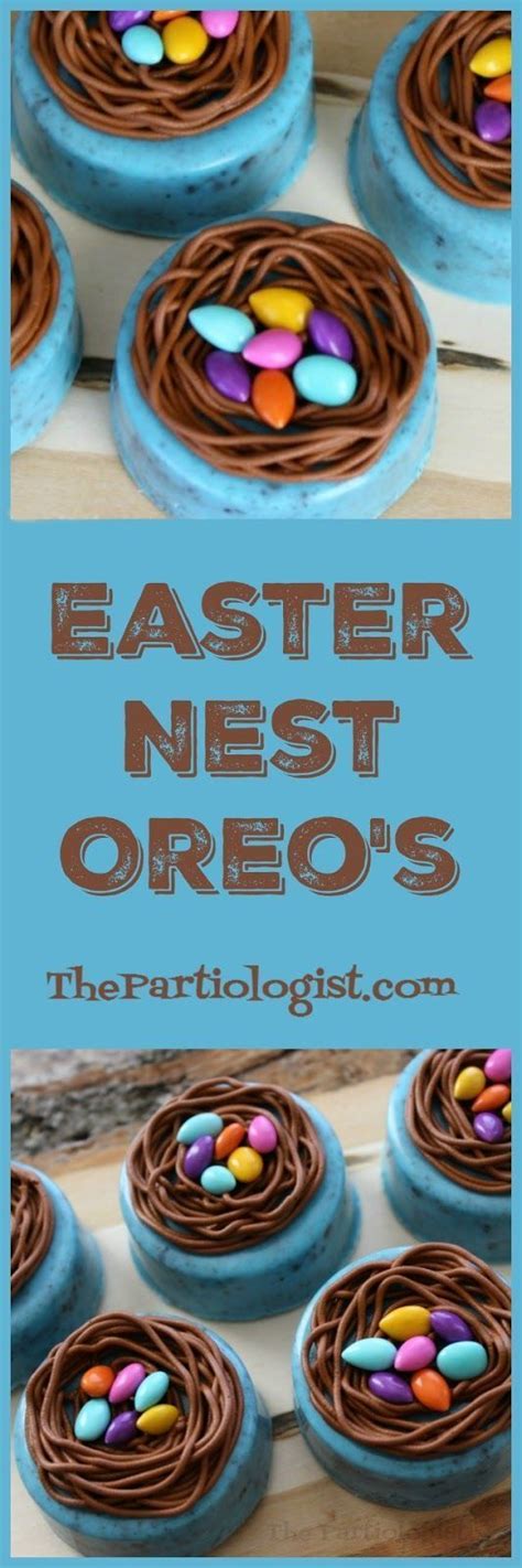 Easter Nest Oreos Easter Nests Easter Cakes Easter Cookies