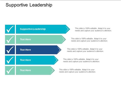 Supportive Leadership Ppt Powerpoint Presentation Show Deck Cpb