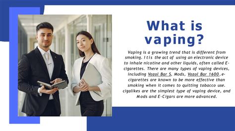 Ppt Proposal What Is Vaping And How Is It Different Than Smoking