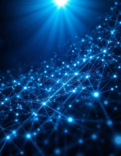 A Stunning Abstract Technology Background Featuring Interconnected