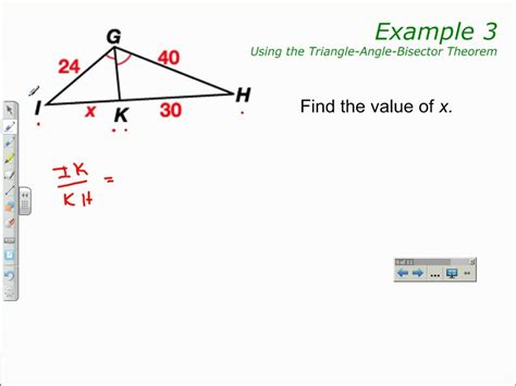 Triangle Angle Bisector Theorem Youtube
