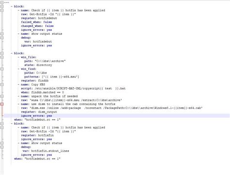 Script Ansible Yml Portefeuille De Compétence