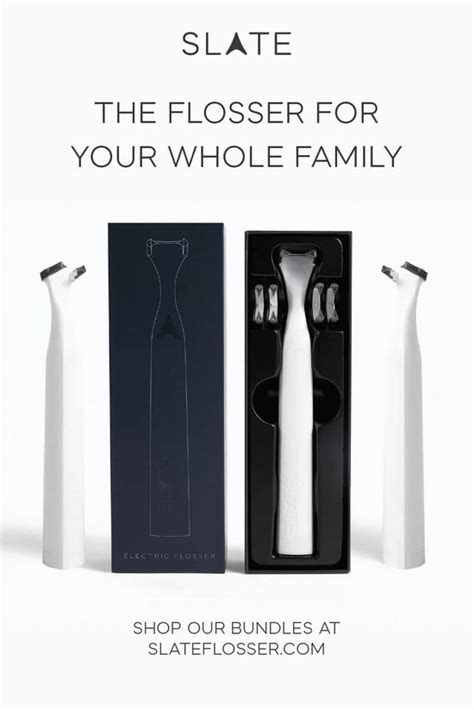 Slate Flosser The Electric Flossing Tool For Better Oral Health Slateflosser Official