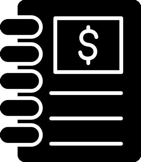 Ledger Vector Icon 21034762 Vector Art At Vecteezy