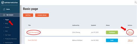 how to add external link advisor websites