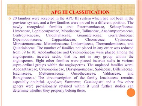 apg iii classification pdf