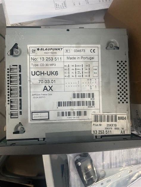 Etiquette Code Autoradio Opel Code Autoradio