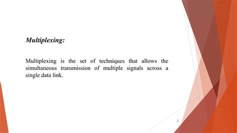 multiplexing in communication networking pptx technology and computing