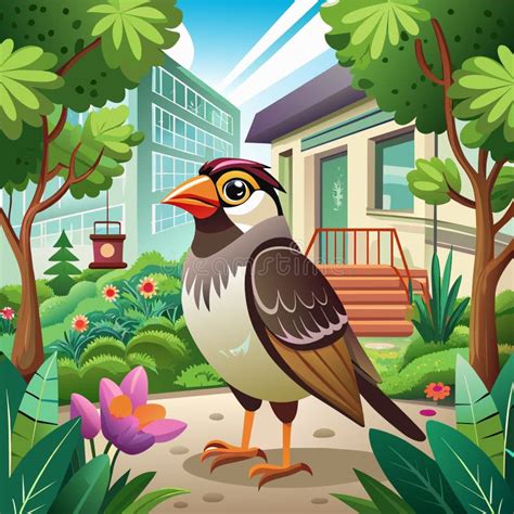 Bobolink Bird Satisfied Looks Hospital Vector Stock Vector Illustration Of Bird Element