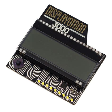 Pimoroni Display O Tron 3000 16x3 Rgb Lcd Display For Raspberry Pi A B And 2 Rapid Electronics