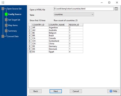 Batch Convert Html Files To Csv Files