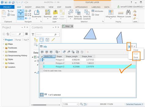 Solved Attribute Table In Arcgis Pro Appears To Be Undock Esri