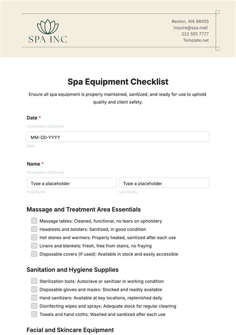 Free Site Installation Checklist Template To Edit Online