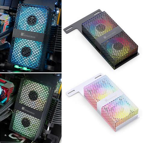 Memory Heat Sink 4pin Pwm Dual 5020 Fans Ram Radiator 5v 3pin Argb For Ddr4 Ddr5 Sunshinestores