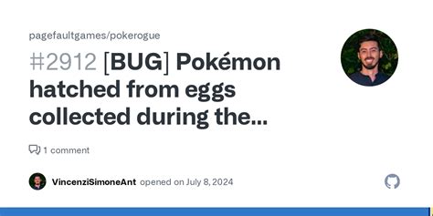 BUG Pokémon hatched from eggs collected during the daily run are gone