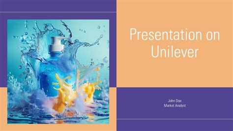 Presentation On Unilever Ppt Slides St Ai