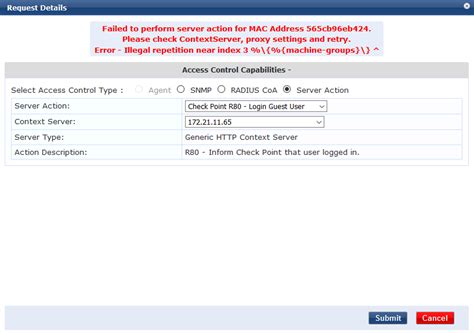 endpoint context server integration cppm doesn t send posts