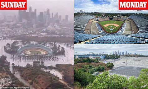 Dodger Stadiums Incredible Transformation After Tropical Storm Hilary
