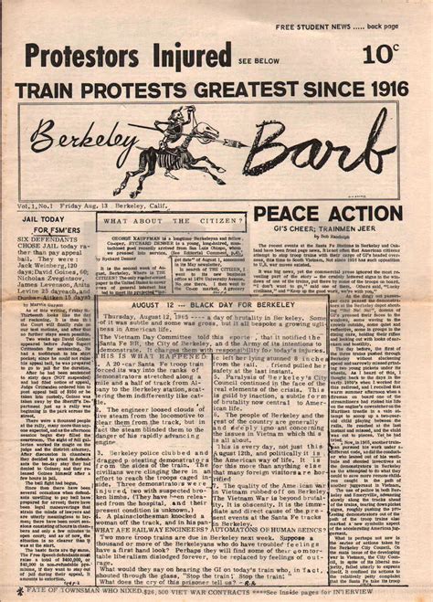 Berkeley Barb The Steven Lomazow Collection