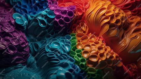 Premium Ai Image Abstract Organic Lines As Wallpaper Texture Background