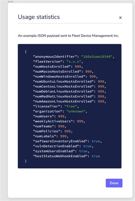 For Fleet Premium Instances De Anonymize Usage Statistics · Issue 6384 · Fleetdmfleet · Github