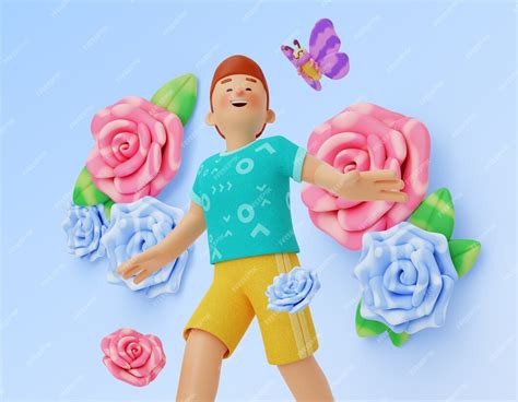 Free Psd Life Explosion Character Composition