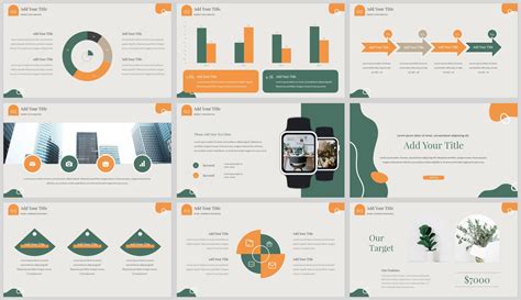 Minimal Modern Clean Powerpoint Template Etsy