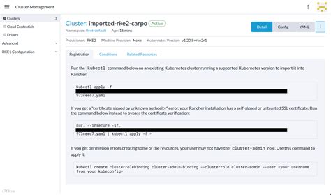 Dont Show Registration Command For Already Imported Clusters · Issue