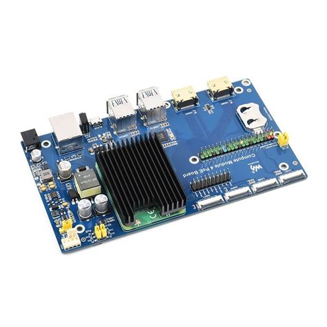 Aluminum Raspberry Pi Compute Module 4 Cm4 Case Case With Fan