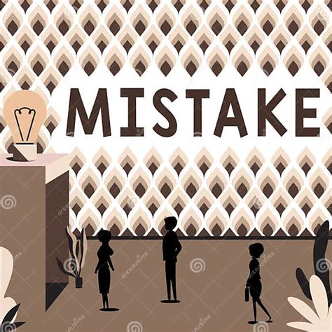 Conceptual Caption Mistake Word For Misconception About The Meaning Of Something Thing