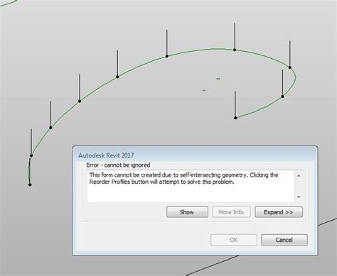 Conceptual Mass With Profiles Intersecting Geometry Warning Autodesk Community