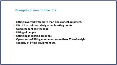 Lifting Operation Safety Pptpptx