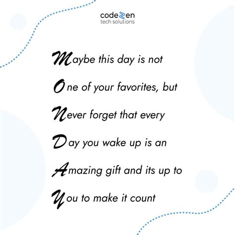 Codezen Tech Solutions On Linkedin Monday Vibes💫 Mondaythoughts Mondaymotivation Mondaymood