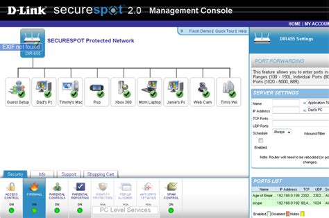 Port Forwarding On A D Link Dir 655 Secure Spot 2 0