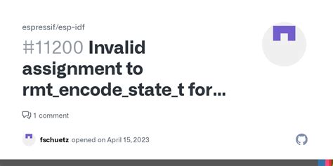 Invalid Assignment To Rmtencodestatet For Rmt Led Strip Encoder