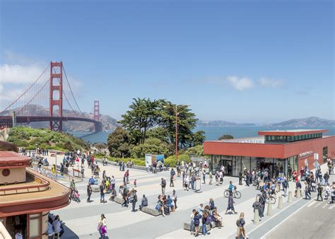 People Visiting The Golden Gate Bridge