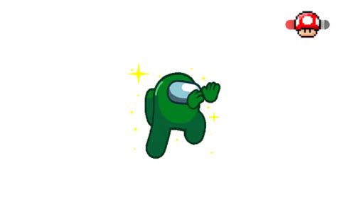 Among Us Green Character Dance Youtube Progress Bar Style