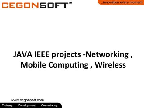 Networking And Mobile Computing Ieee Project Java Ieee Projects