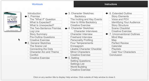 Outlining Your Novel Workbook Computer Program Artofit