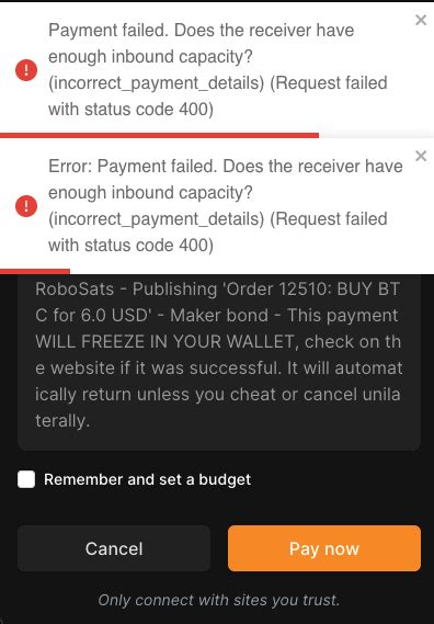 add webln support · issue 176 · robosats robosats · github
