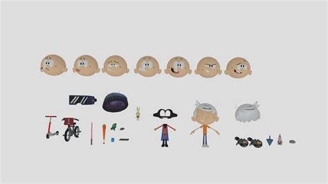 Nickelodeon All Star Brawl Lincoln Loud Download Free 3d Model By