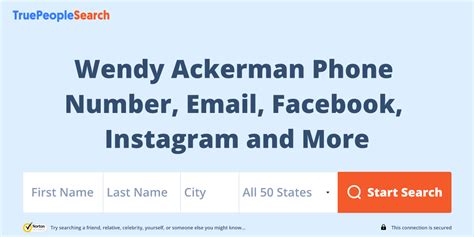 Wendy Ackerman Number Email Facebook Instagram And More