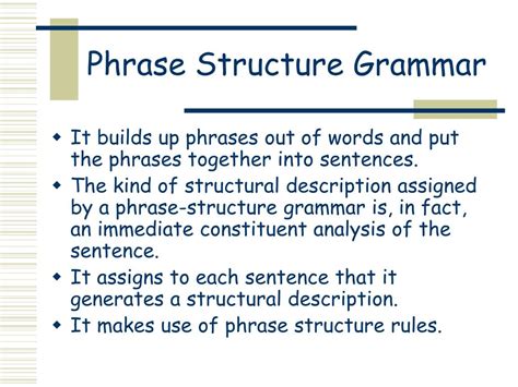 PPT Models Of Generative Grammar PowerPoint Presentation Free Download ID
