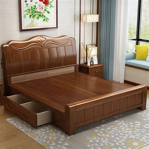 Pin By Ram On Almaa Wood Bed Design Bed Design Wooden Bed Design